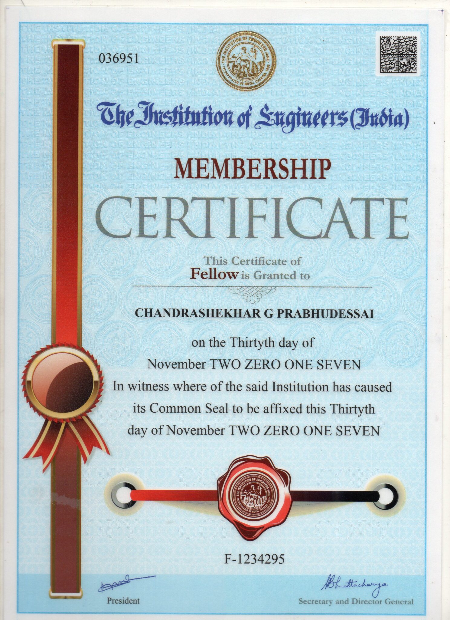 Testimonials - Engr chandrashekar prabhudessai